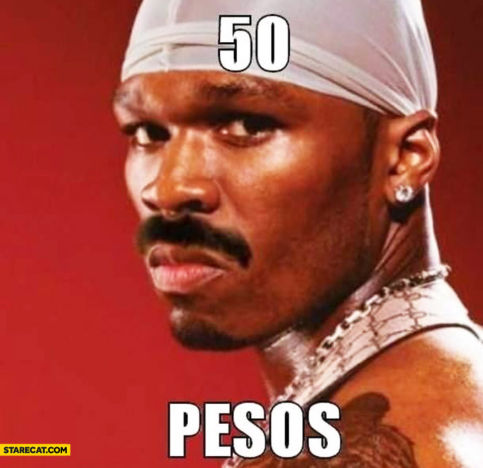 50 Cent 50 Pesos StareCat 50 Cent 50 Pesos StareCat