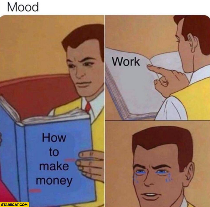 How To Make Money Book The Answer Is Work StareCat